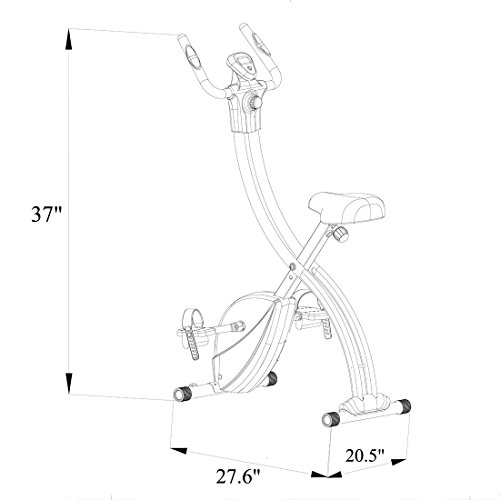 Fitleader Upright Folding Gym Cycle — Fitness Store