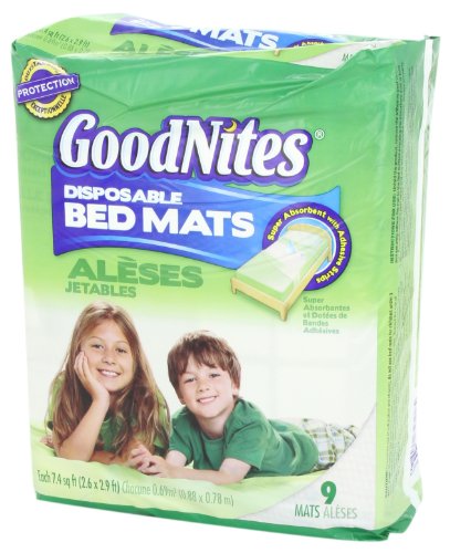 GoodNites Disposable Bed Mats, 9 Count — Fitness Store